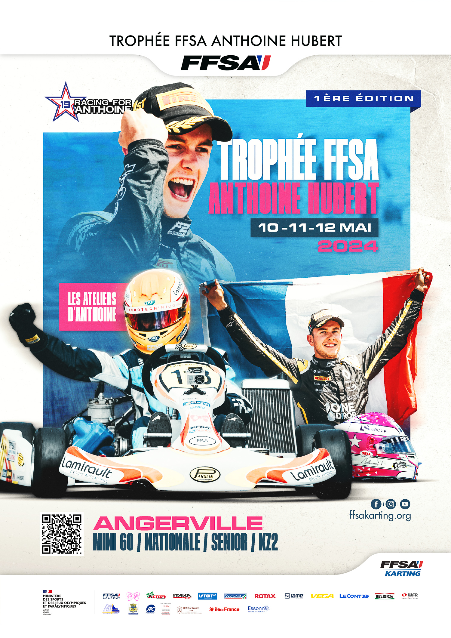 Anthoine Hubert à l'honneur dans un nouveau Trophée de Karting