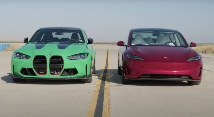 Tesla Model 3 Performance : peut-elle surpasser la BMW M3 CS