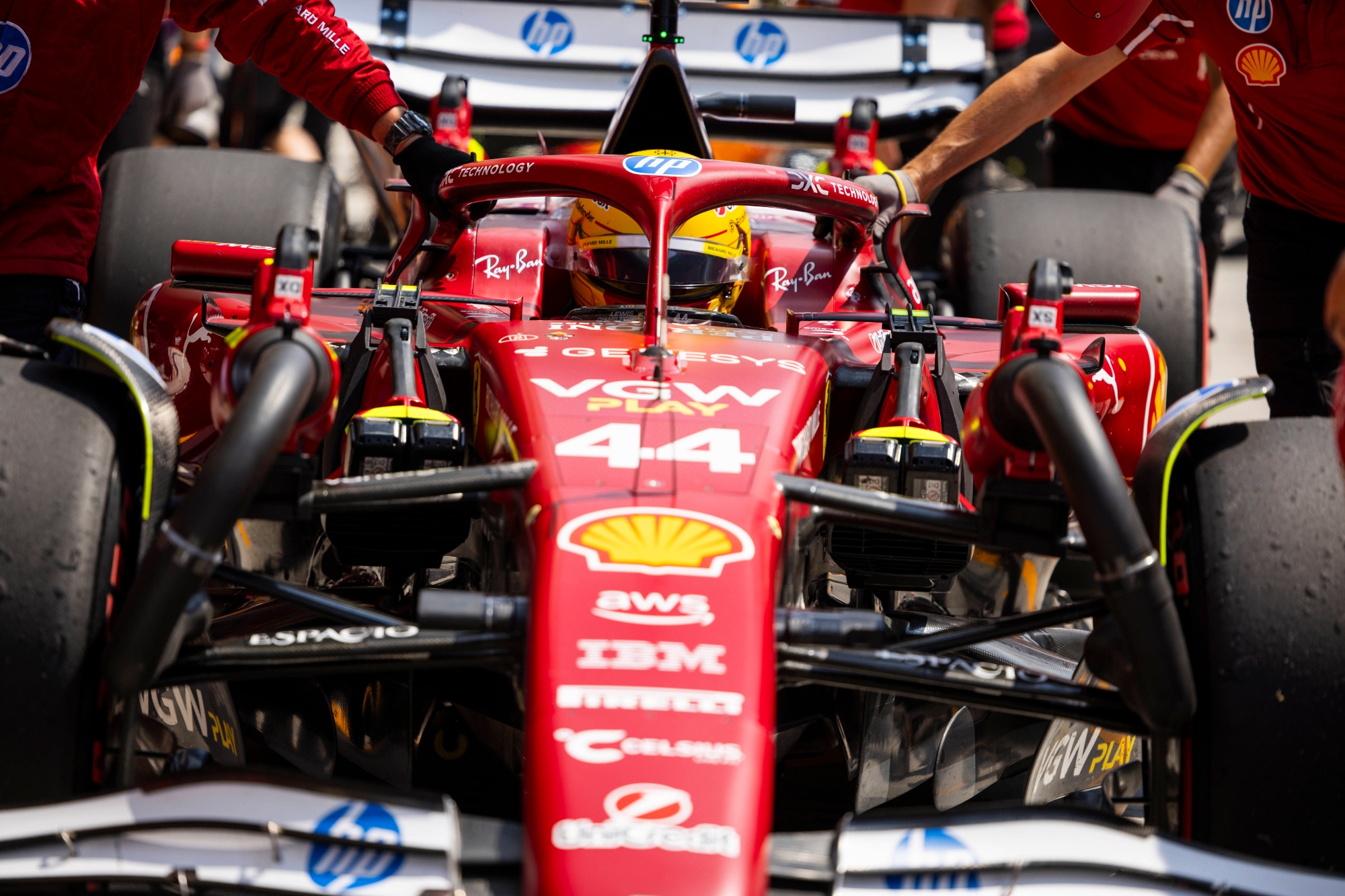 Ferrari F1 : comme un air de Lauda en piste à Monza (+ images)