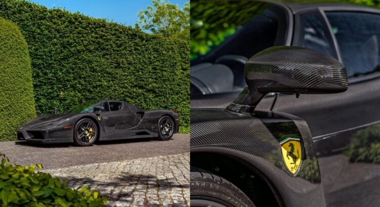 Une Ferrari Enzo "1 sur 3" ? Cette version rarissime en carbone ...